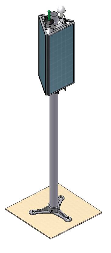 Solar Panel Mounts Drawings | EarthScope Primary Instrument Center